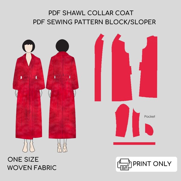 Winter Coat Pattern - Etsy