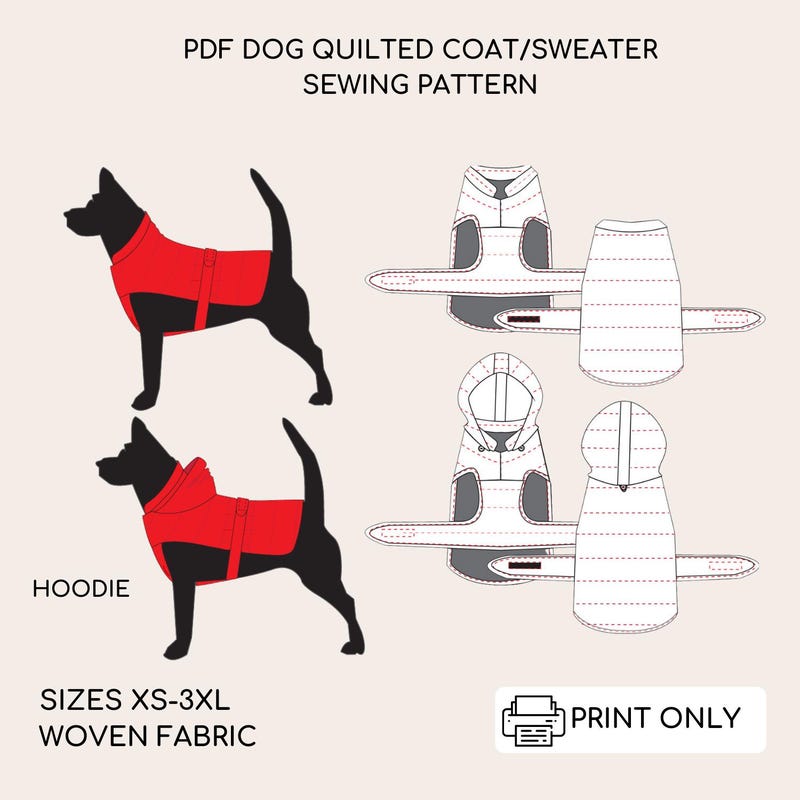 Dog Sewing Pattern - Etsy