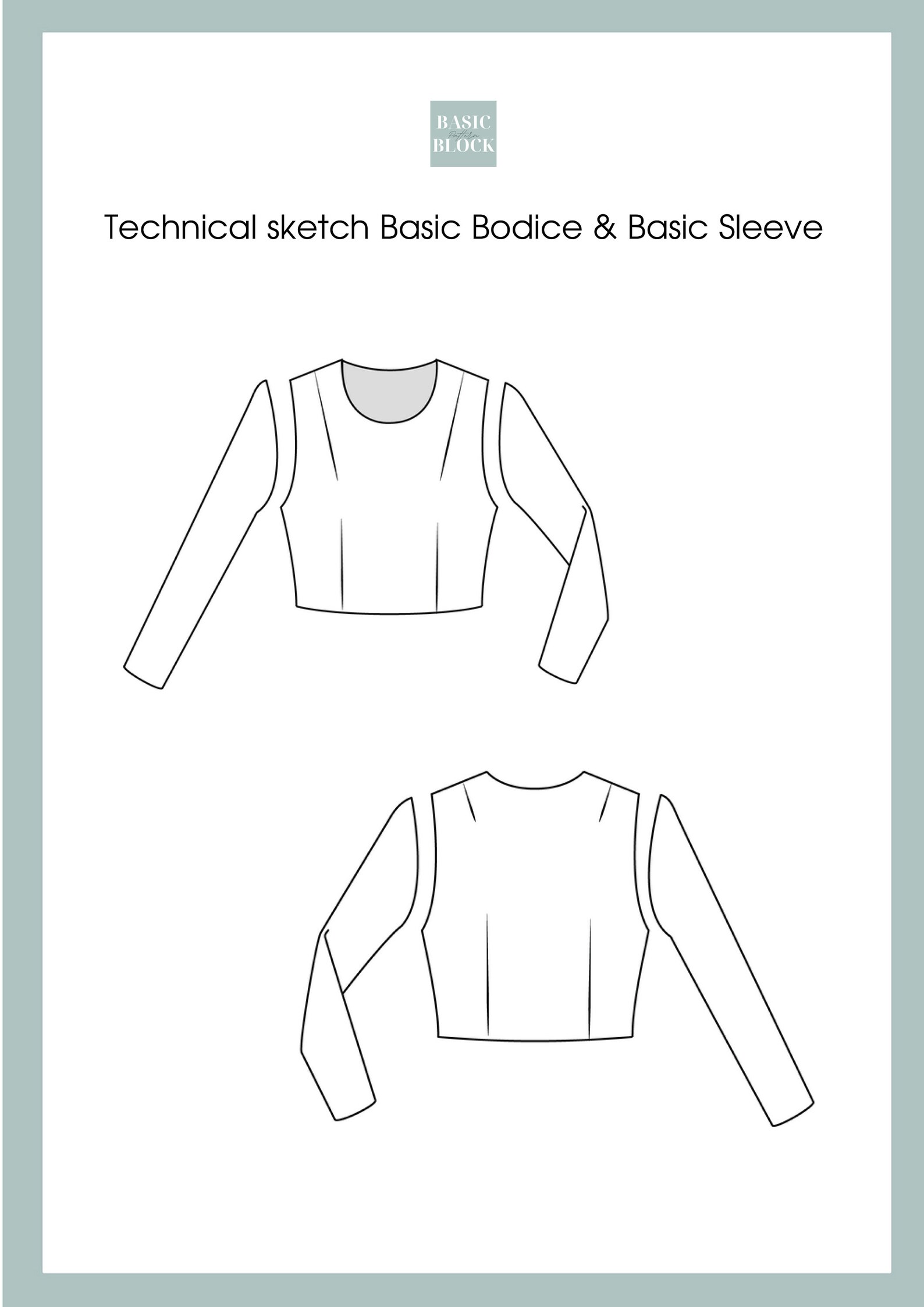 Woven Basic Sewing Block Pattern Set Sloper Template - Etsy