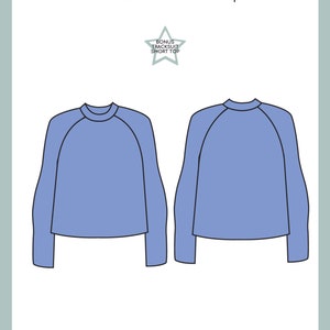 Tracksuit Set Pdf Sewing Pattern Block /training Set/ Raglan - Etsy