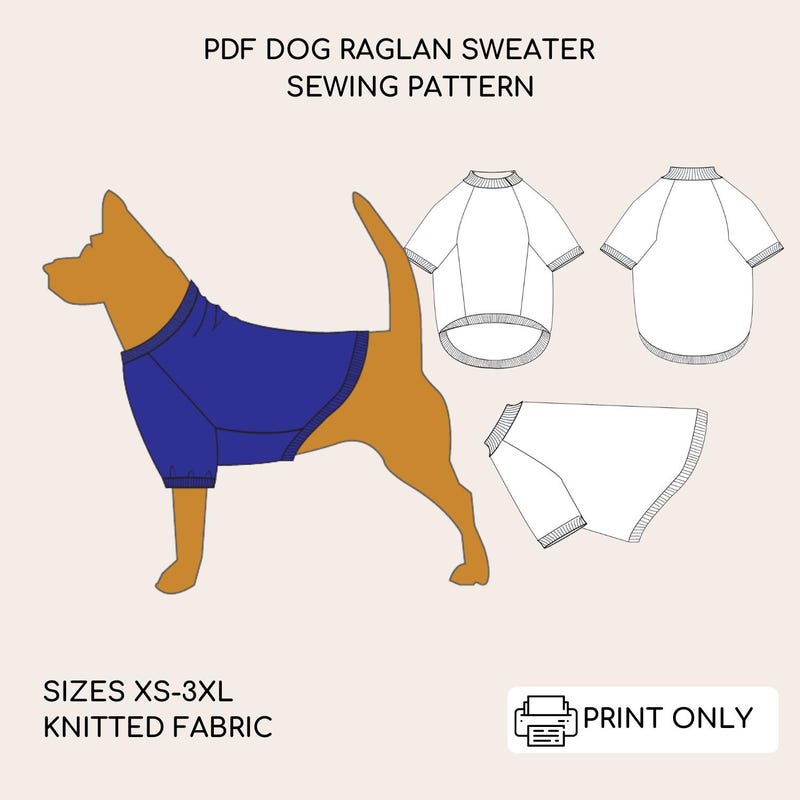 Dog Shirt Pattern - Etsy