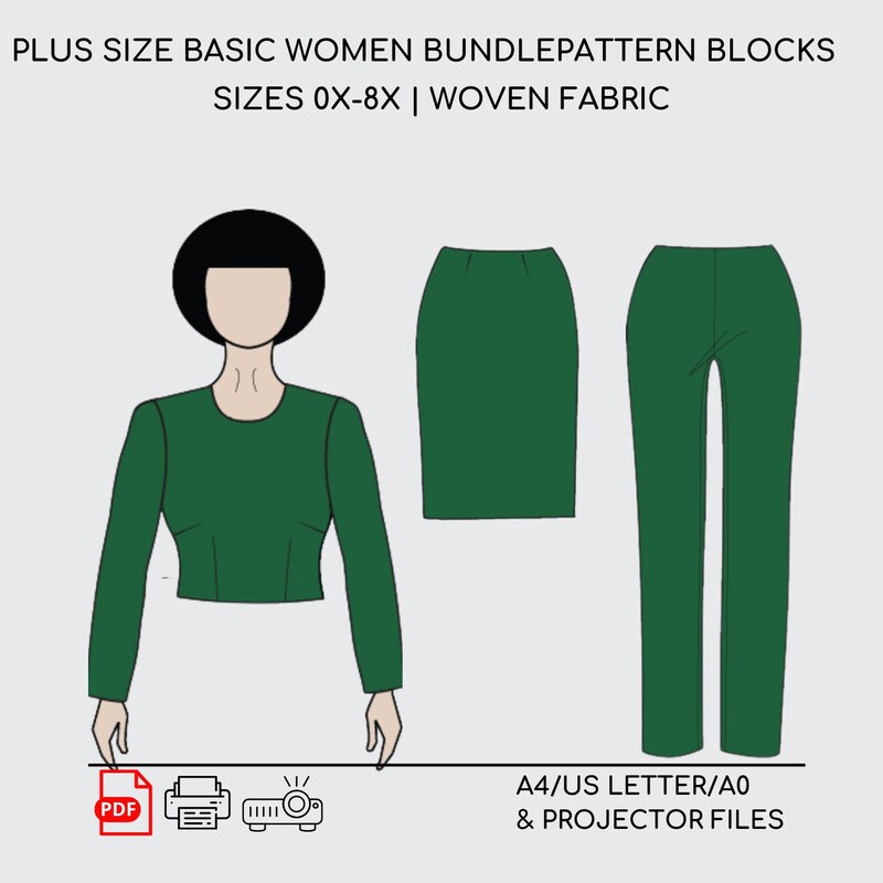 Plus Size Sewing Patterns - Etsy