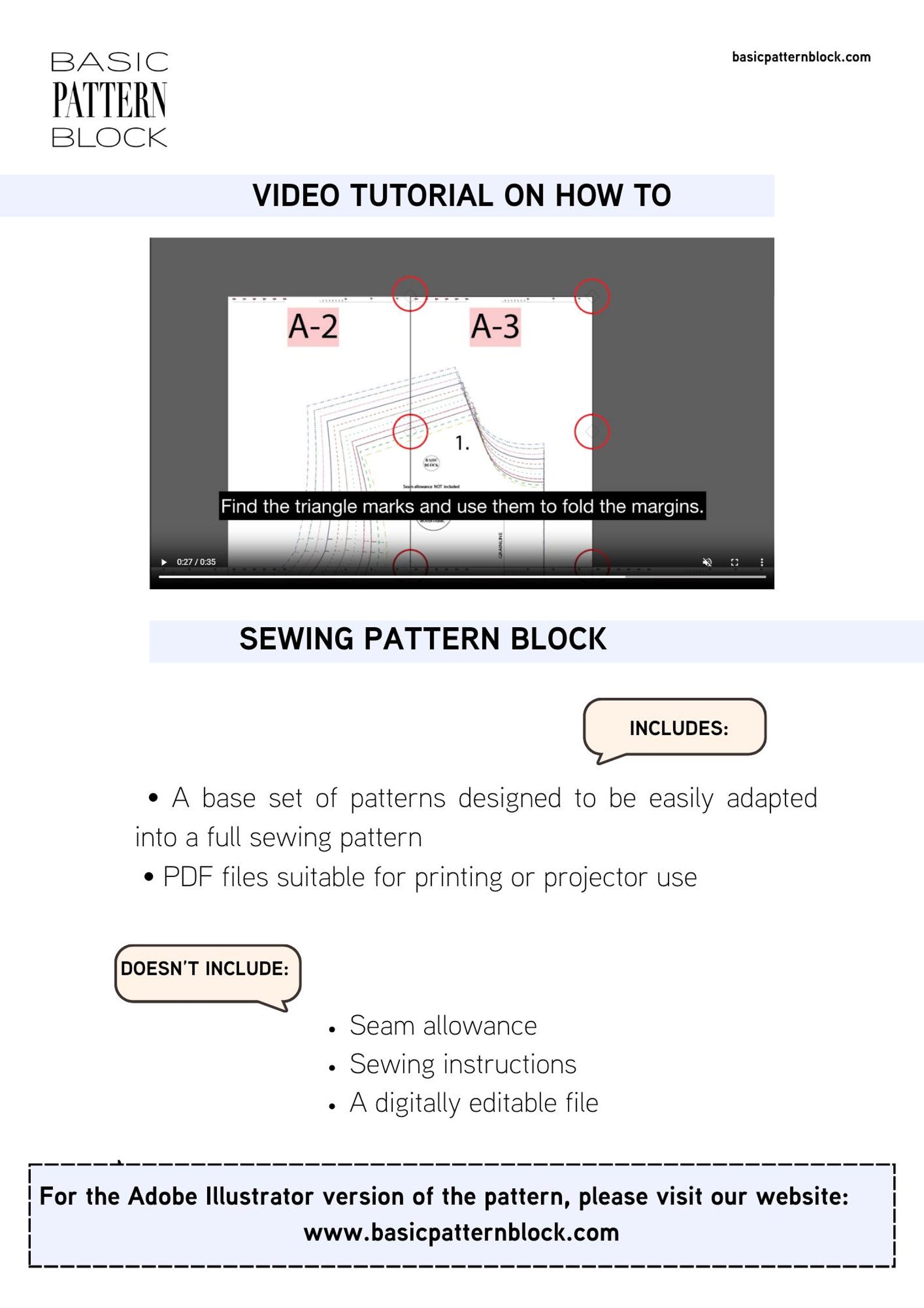 PDF | Strapless Tube Dress Sewing Pattern Block | 3 Lengths | Crop Midi ...