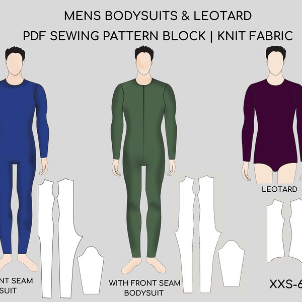 Mens Jumpsuit Pattern - Etsy
