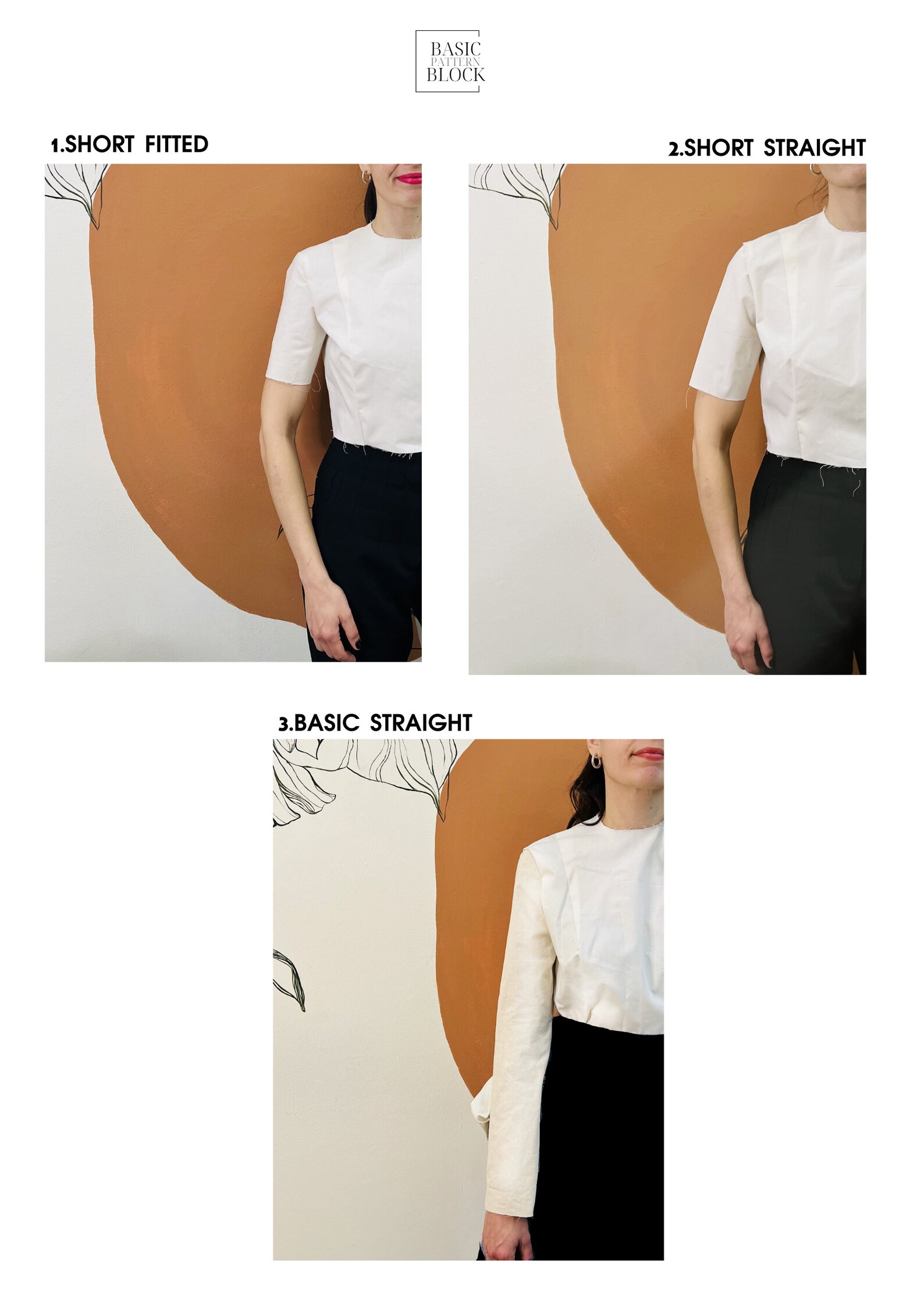 Sleeve Sewing Pattern Block Bundle • Women's Basic Sleeves (PDF ...