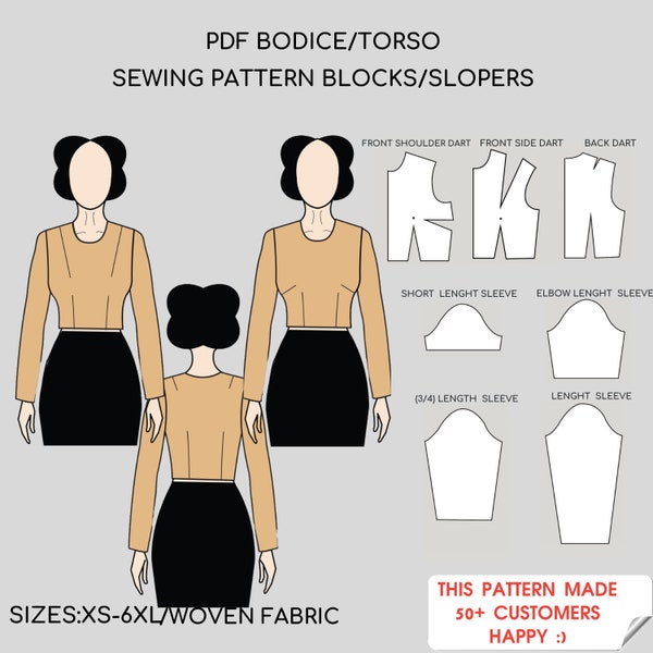 Sloper Pattern - Etsy