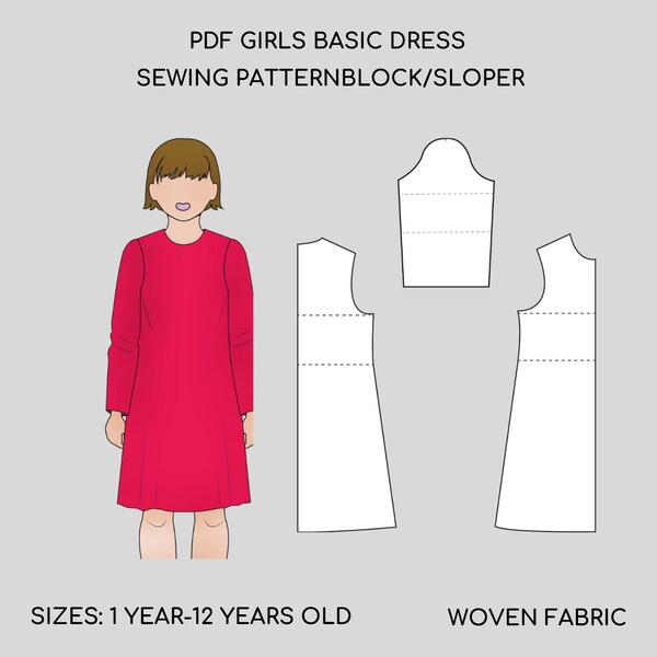 A Line Dress Pattern - Etsy