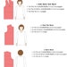 Basic Loose Fit Sewing Pattern, Torso Pattern Block, Dartless Bodice ...