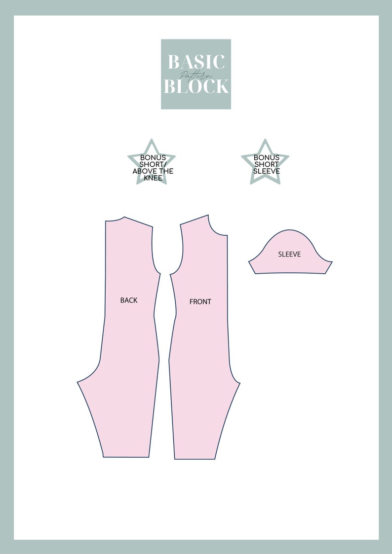 Catsuit Pdf Sewing Pattern Sloper/ Block Leotard Bodysuit - Etsy UK