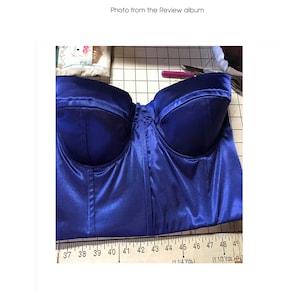 Bridal Corset Dress Sewing Patternblock • Bustier Bodice • Sizes: XS ...