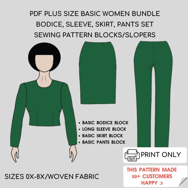 Plus Size Sewing Blocks - Etsy