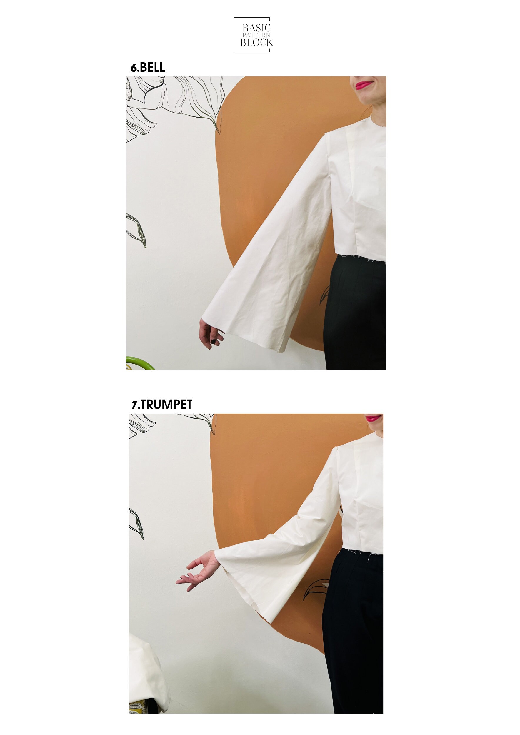 Sleeve Sewing Pattern Block Bundle • Women's Basic Sleeves (PDF ...