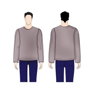 Pdf Men Bodice Sewing Pattern Block/sloper, Men Basic Bodice, Woven ...