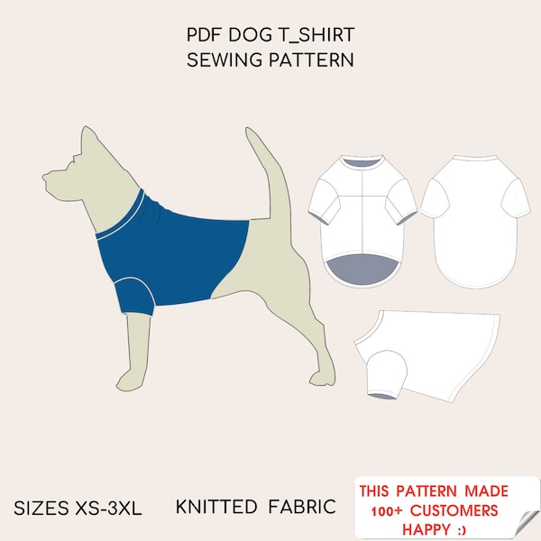 Dog Shirt Pattern - Etsy