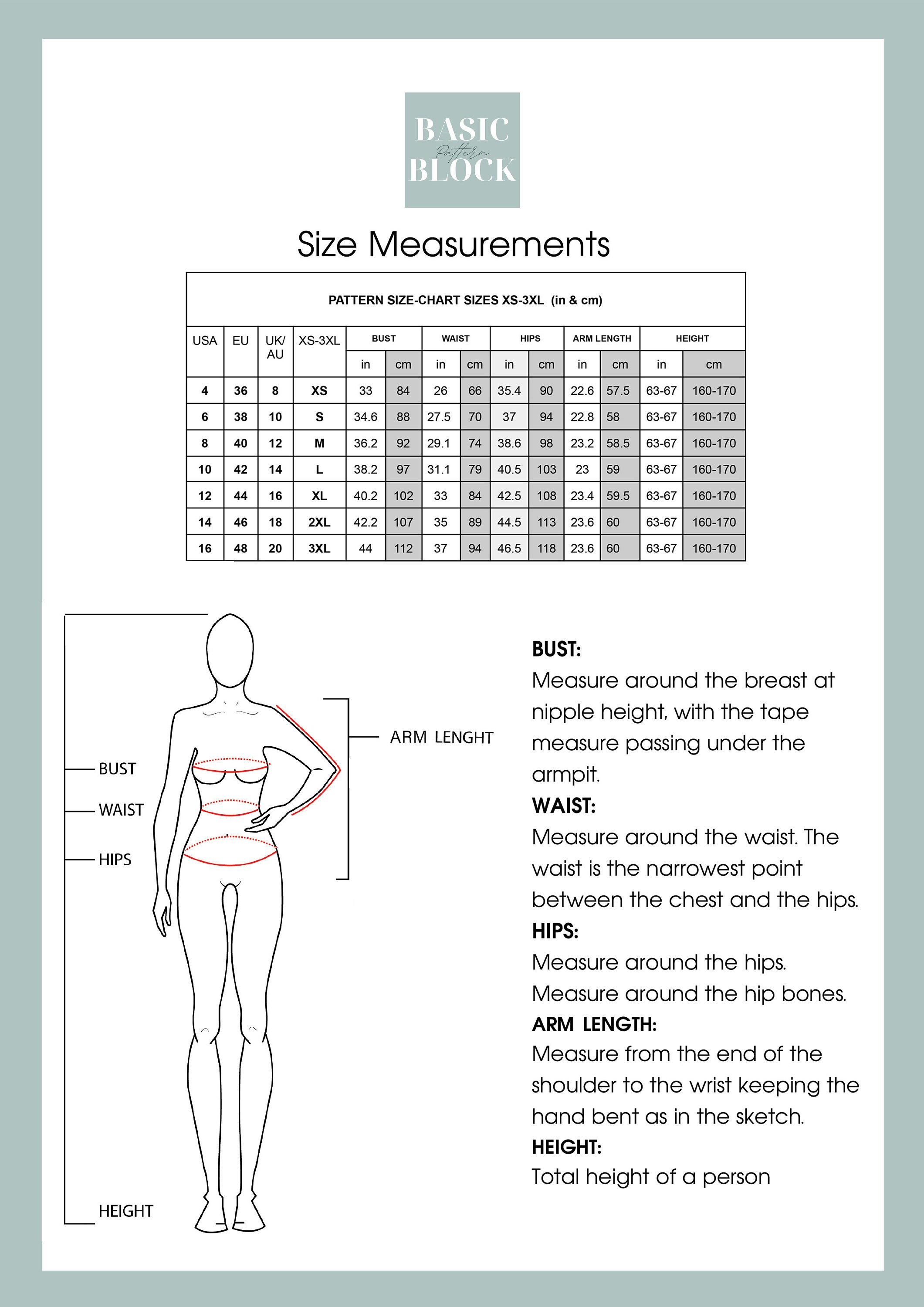 Catsuit Pdf Sewing Pattern Sloper/ Block Leotard Bodysuit - Etsy UK