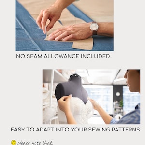 PDF Bustier,leotard Corset Sewing Pattern Block | Cupped Leotard ...