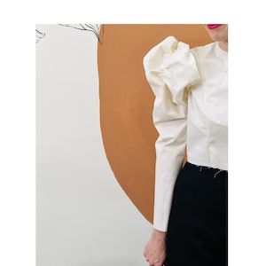 Pdf Puffy Sleeve With Shirring | Sewing Pattern Block | Easy Puff ...