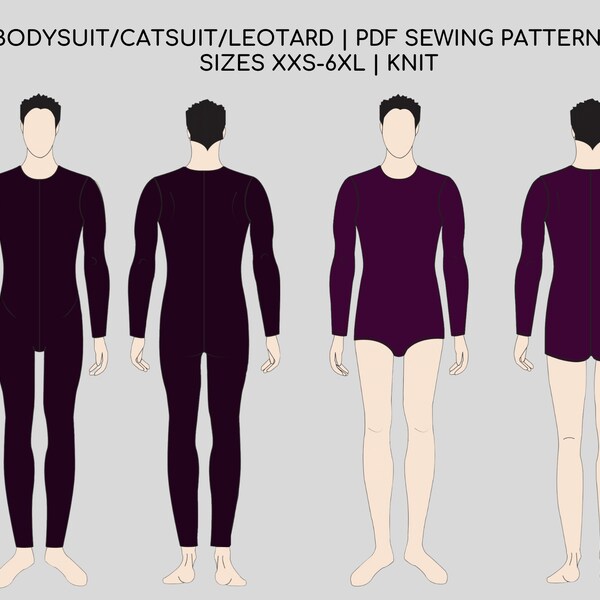 Latex Catsuit Pattern - Etsy