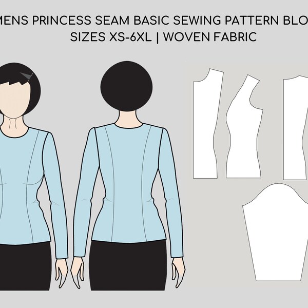 Princess Seam Dress - Etsy