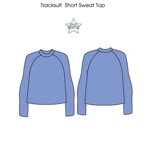 Tracksuit Set Pdf Sewing Pattern Block /training Set/ Raglan Sweater ...