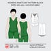 Basic Loose Fit Sewing Pattern, Torso Pattern Block, Dartless Bodice ...