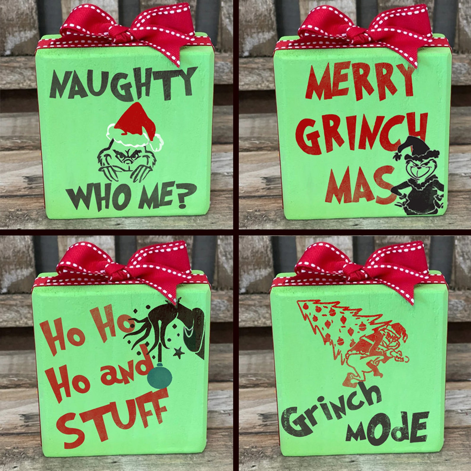 Grinch Letter Stencils, Grinch Font Stencils, Reusable Alphabet ...