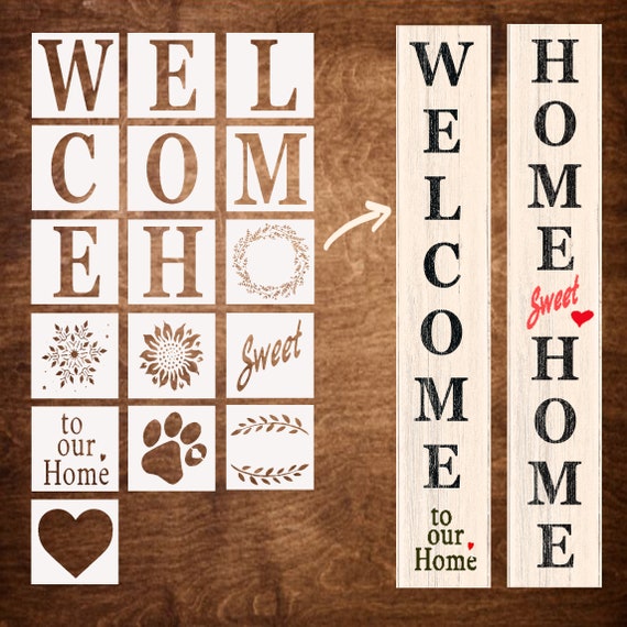 Printable Stencils For Wood Signs How To Paint A Stencil Farmhouse