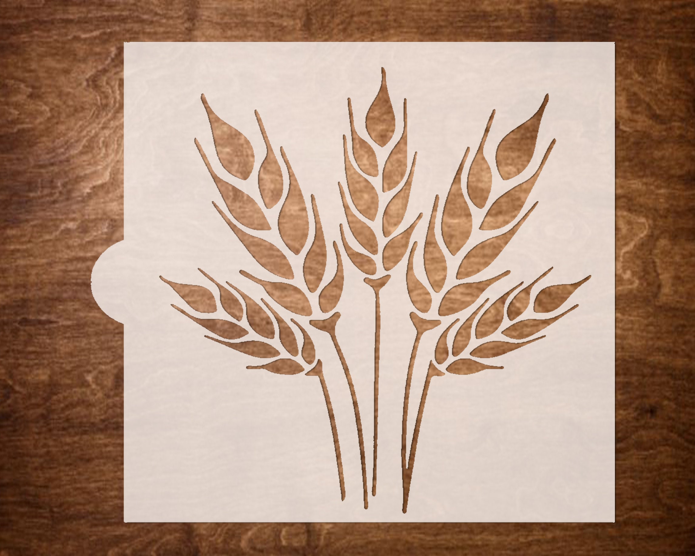 Fresh Bread Wheat Reusable Stencil - Sourdough Bread Stencil - Baking ...