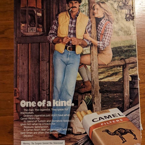 Camel Cigarette Ad - Etsy