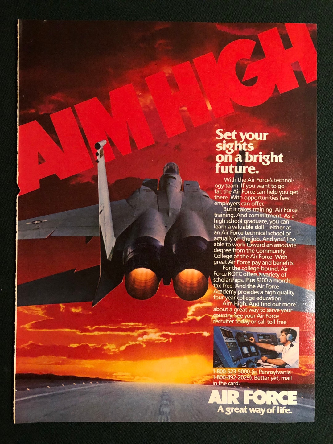 1982 Air Force Ad - Etsy