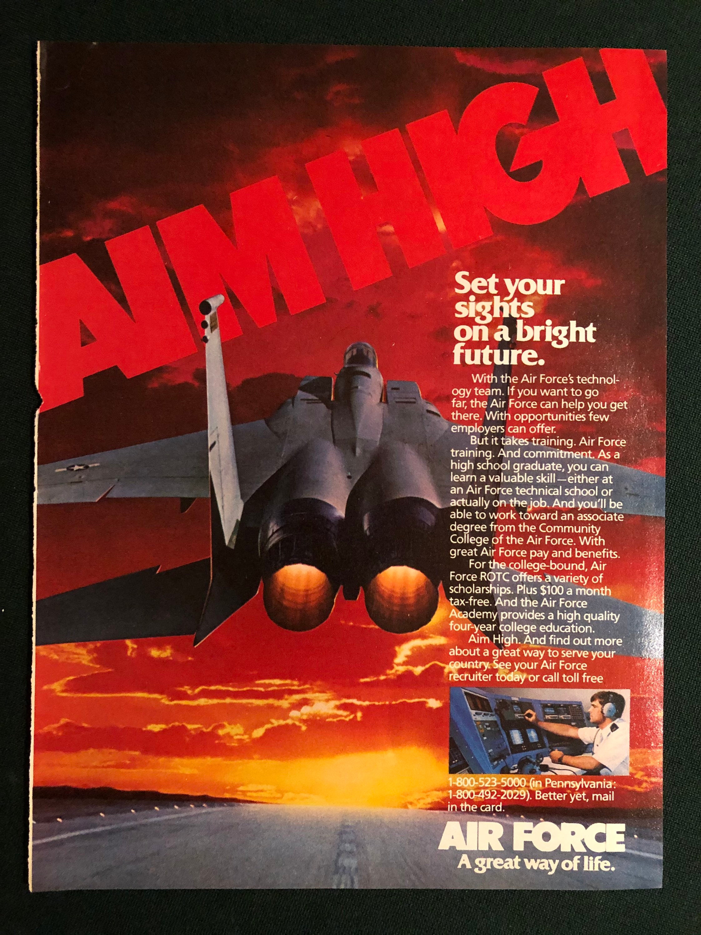 1982 Air Force Ad - Etsy