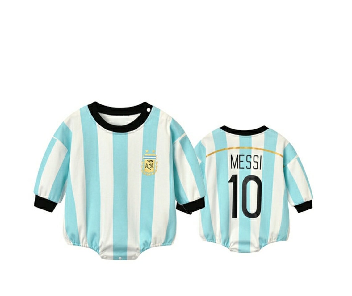 Argentina messi football clothes baby cosplay wear Onesies A | Etsy