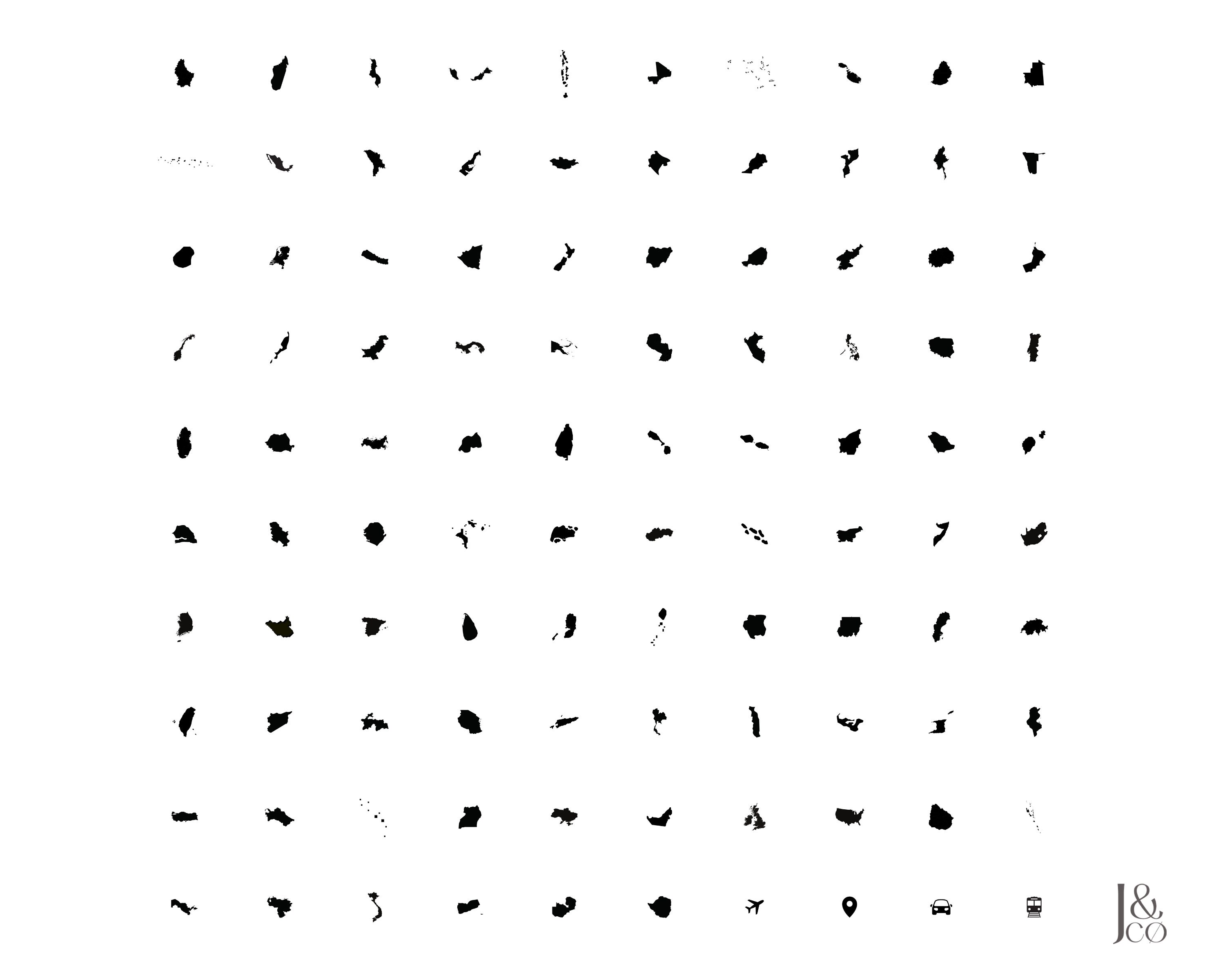 1200 TRAVEL Handmade Icons Highlight Stories Boho Covers for - Etsy