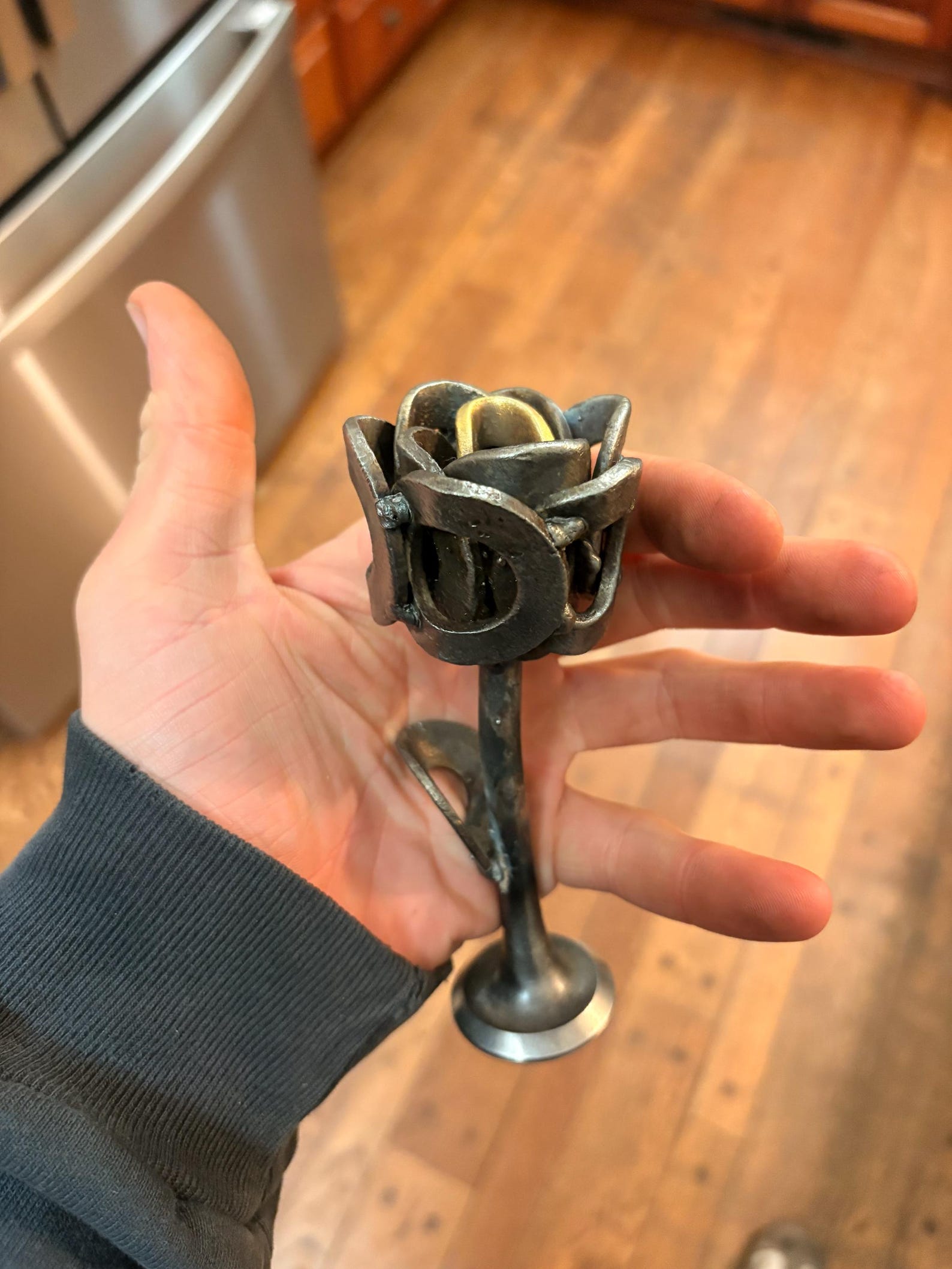 Welded Metal Rose - Etsy