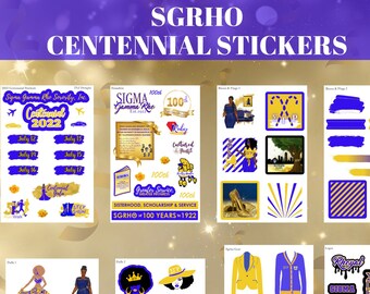 Planner Kits Greek Stickers Planner Stickers Sigma Gamma Rho/ SGRho ...