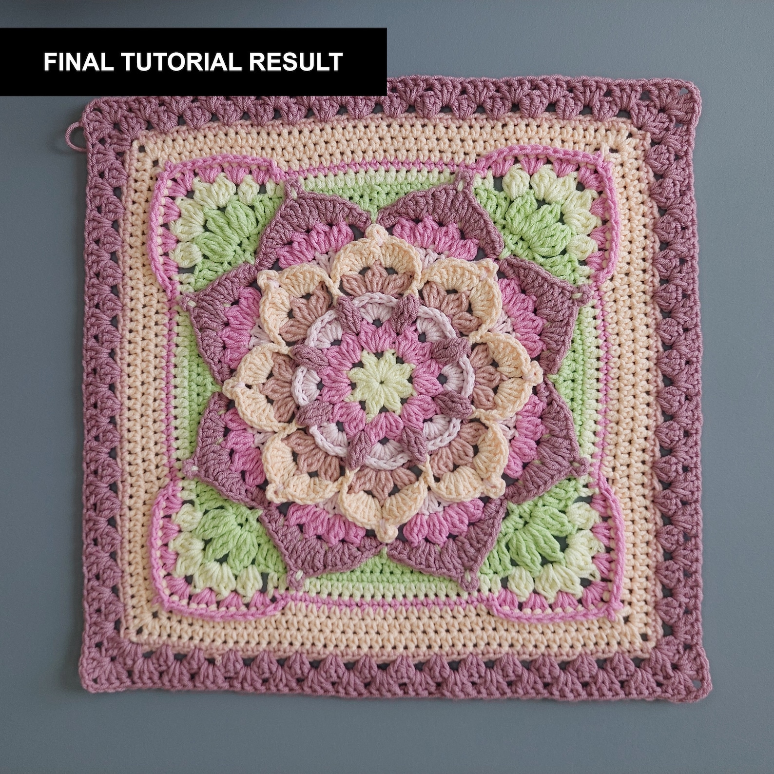 PDF Tutorial Crochet Pattern, Flower Crochet Pattern, PDF Lessons ...