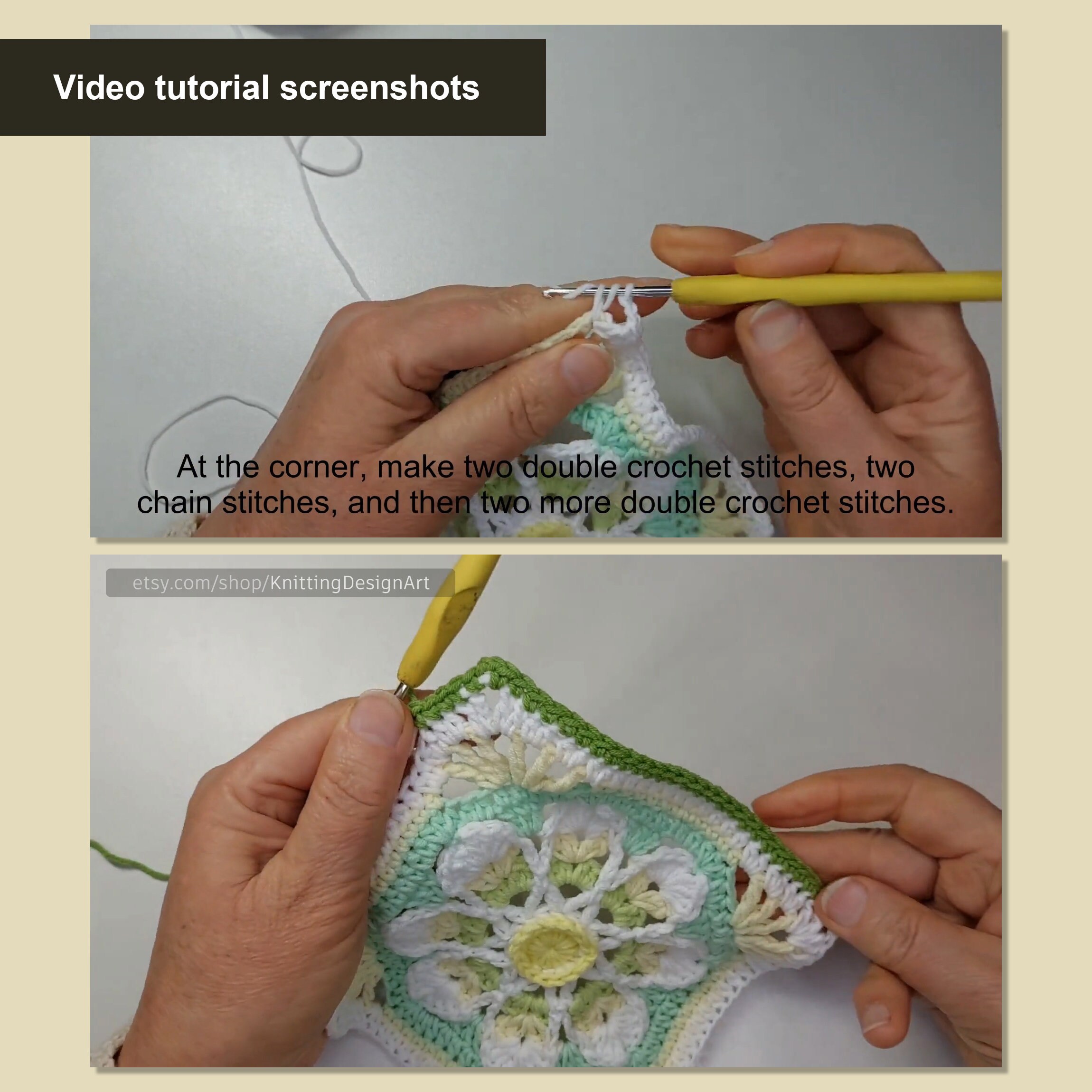 Video Tutorial Crochet Pattern, Video Lessons Plaid Patterns, Afghan ...