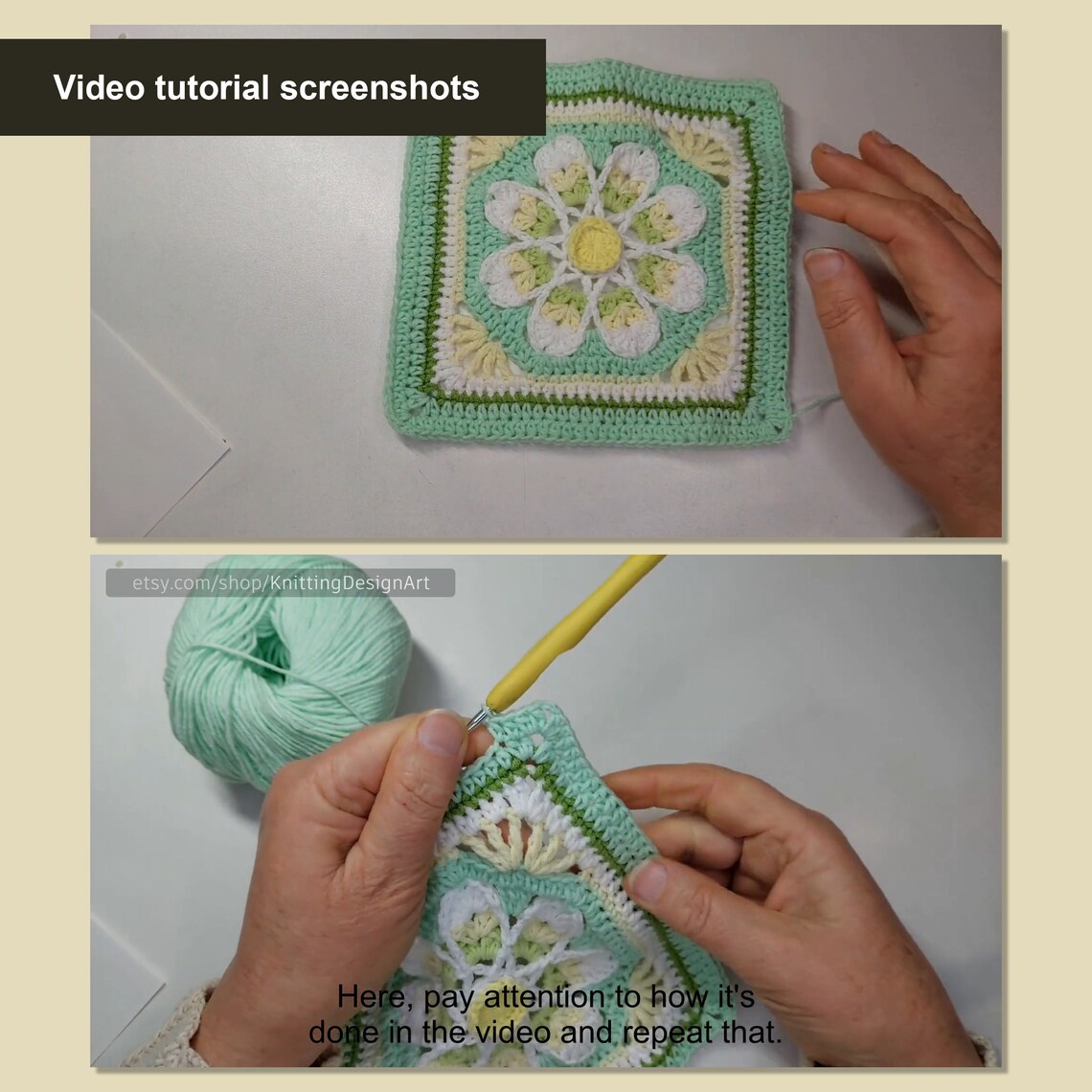 Video Tutorial Crochet Pattern, Video Lessons Plaid Patterns, Afghan ...
