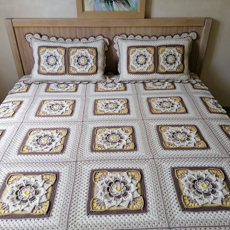Crochet Bedspread - Etsy