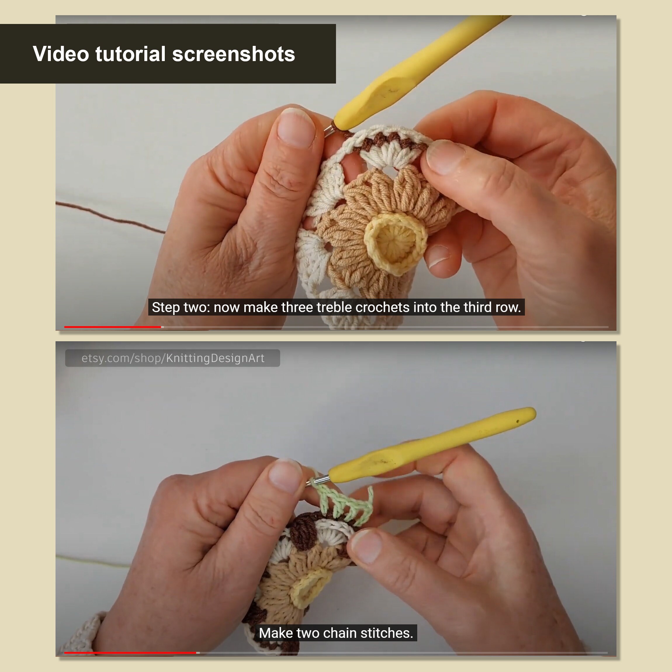 Video Tutorial Crochet Pattern, Video Lessons Plaid Patterns, Afghan ...