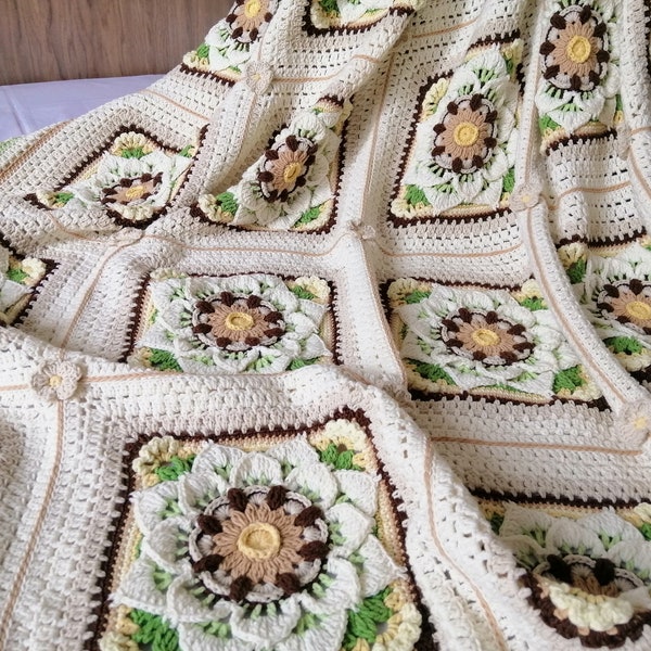 Crochet Bedspread - Etsy