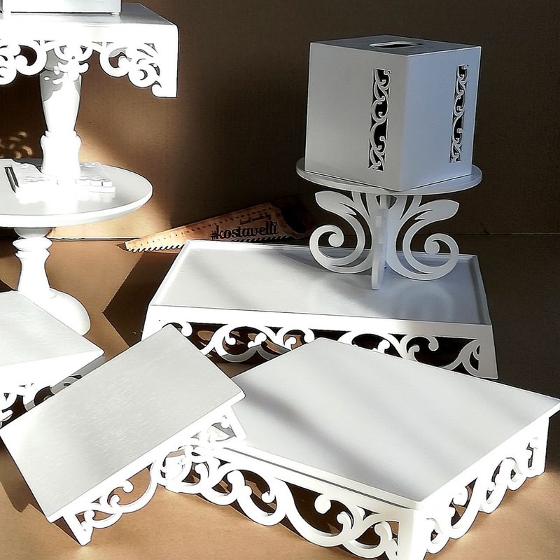 Square Cake Stand - Etsy