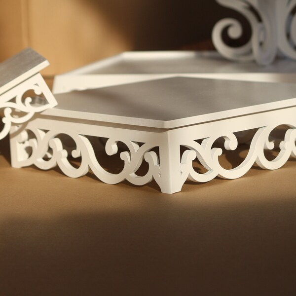 Square Cake Stand - Etsy