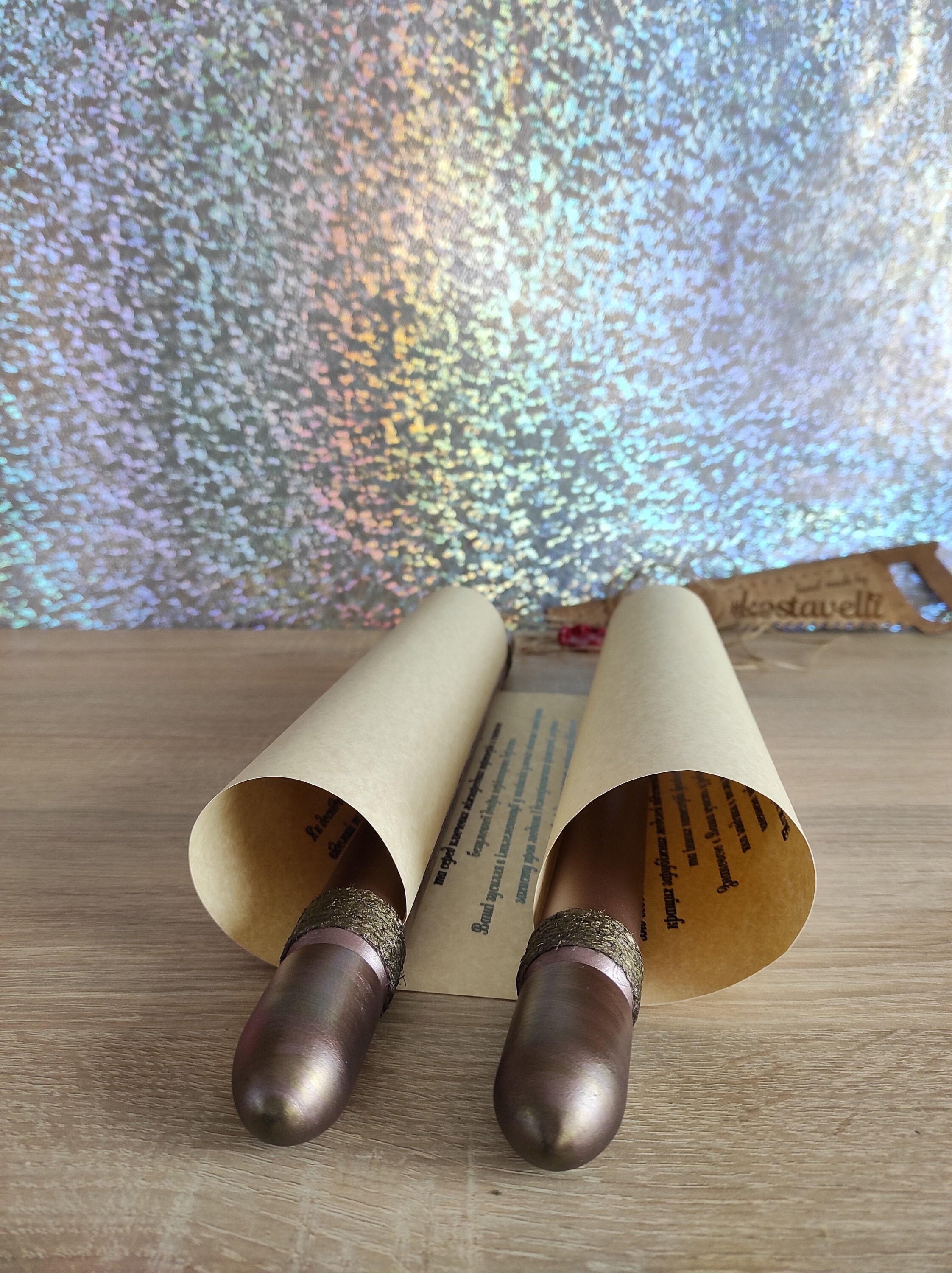 Paper Scroll Rustic Card Personalized Scroll Gift - Etsy UK