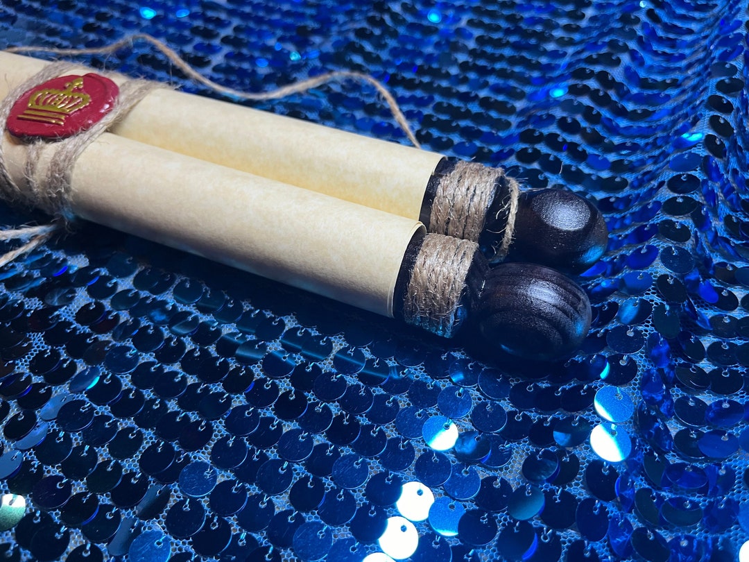 Anniversary Scroll Scroll Wedding Greeting Scroll Paper Scroll Rustic ...