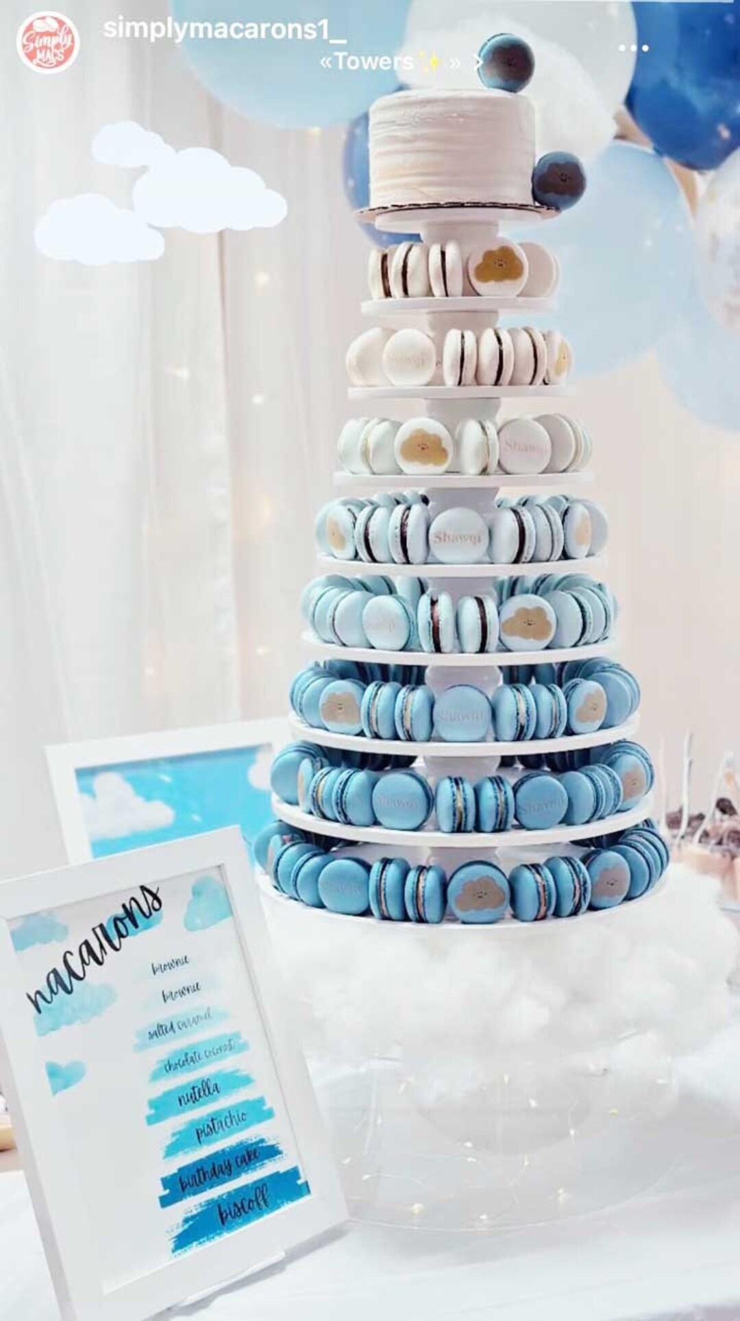 Wooden Macaron Display French Macarons 10 Tiers Tower Cake Stand Wooden ...