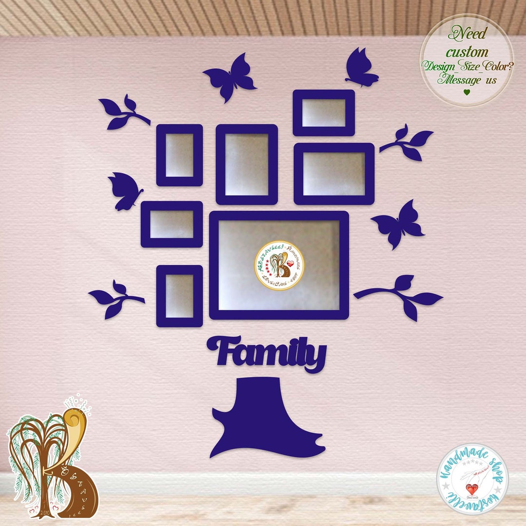 Tree of Life Family Photo Frames Wall Art Picture Frames - Etsy