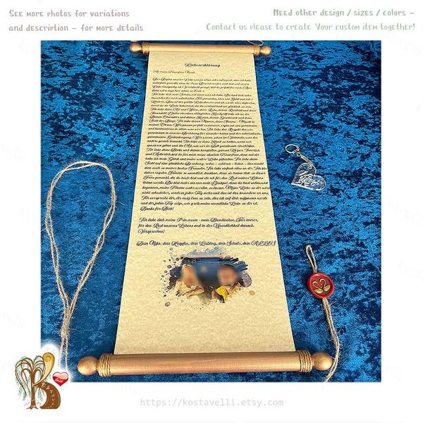 Scroll Invitations - Etsy