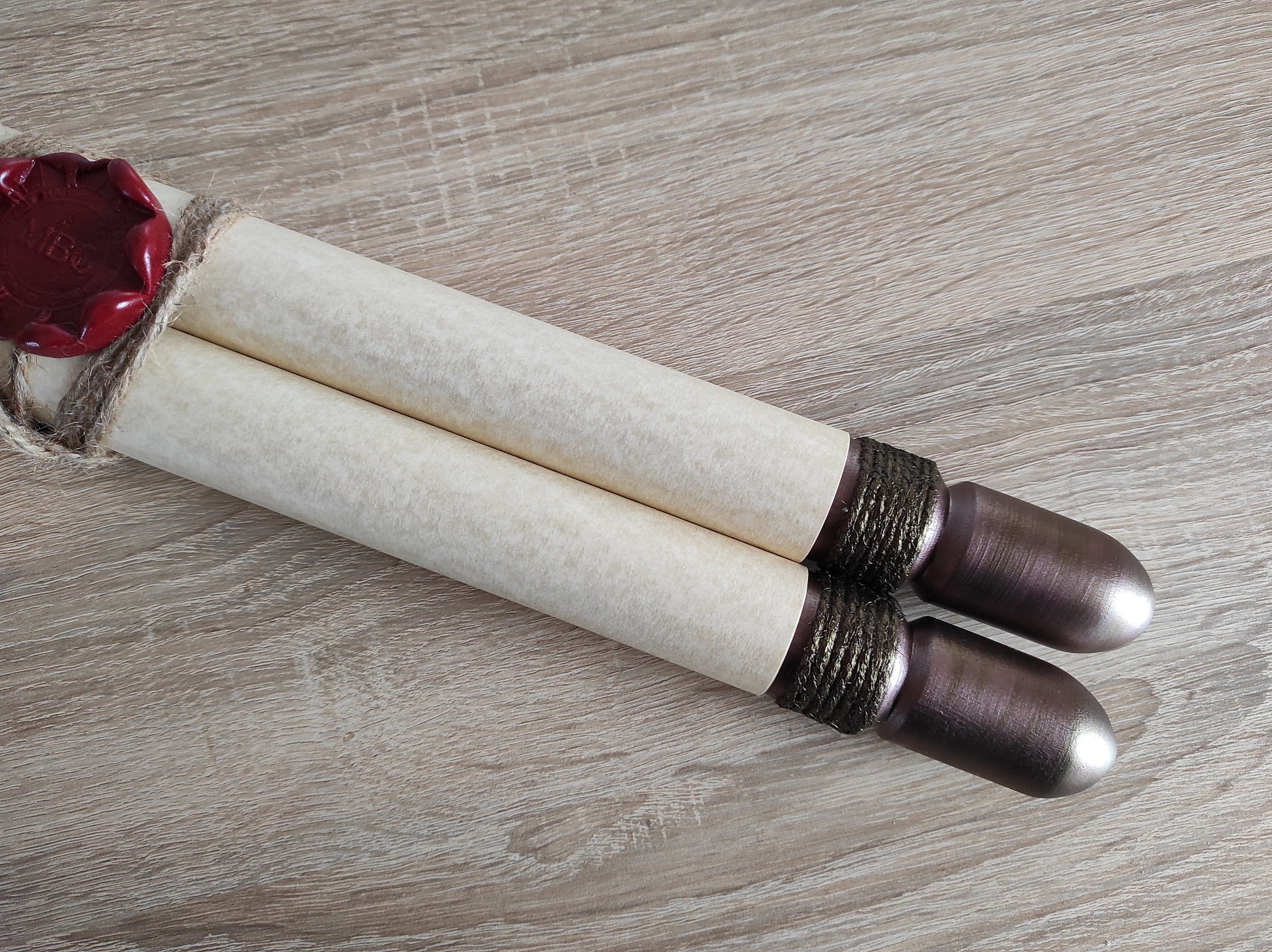 Paper Scroll Rustic Card Personalized Scroll Gift - Etsy UK