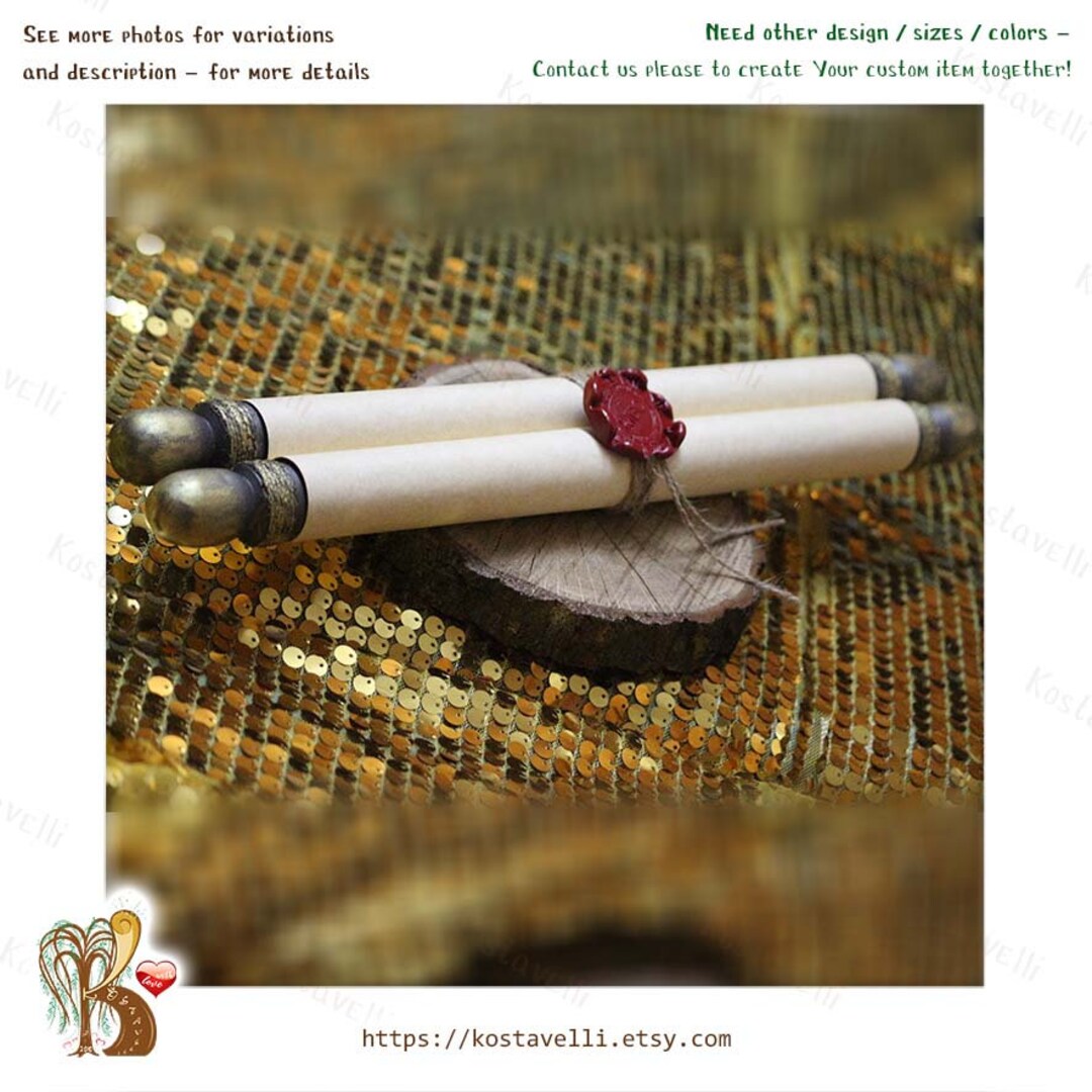 Scroll Wedding - Anniversary Scroll - Greeting Scroll - Paper Scroll ...